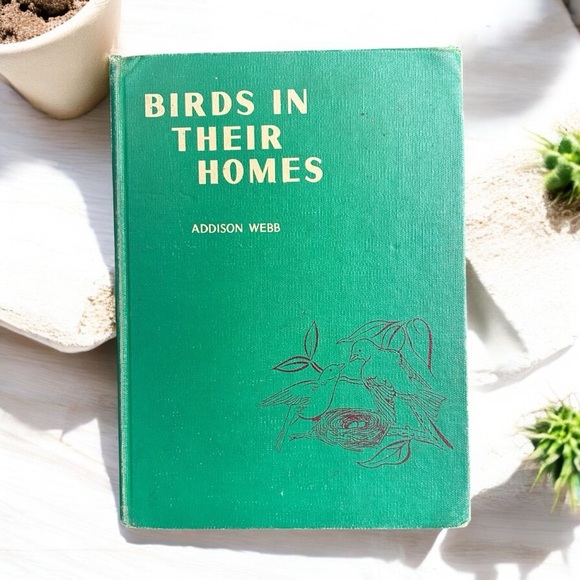 Vintage | Accents | Vintage 947 Birds In Their Homes Illustrated ...
